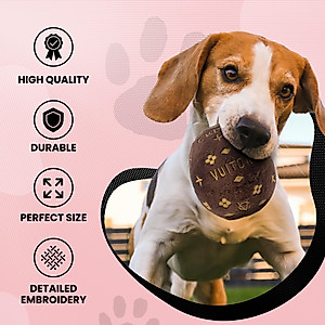 Dog Diggin Designs Runway Pup Collection | Unique Squeaky Parody Plush Dog Toys – Prêt-à-Porter Dog Bones, Balls & More
