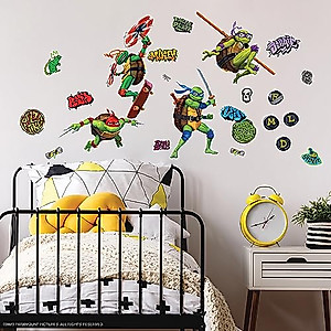 RoomMates Teenage Mutant Ninja Turtles Mutant Mayhem Characters Peel and Stick Wall Decals