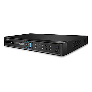 Amcrest 4K NV5232 (32CH 1080P/3MP/4MP/5MP/6MP/4K/12MP) Network Video Recorder - Supports up to 32 x 4K IP Cameras, Supports up to 2 x 10TB Hard Drives (Not Included) (No PoE Ports Included)