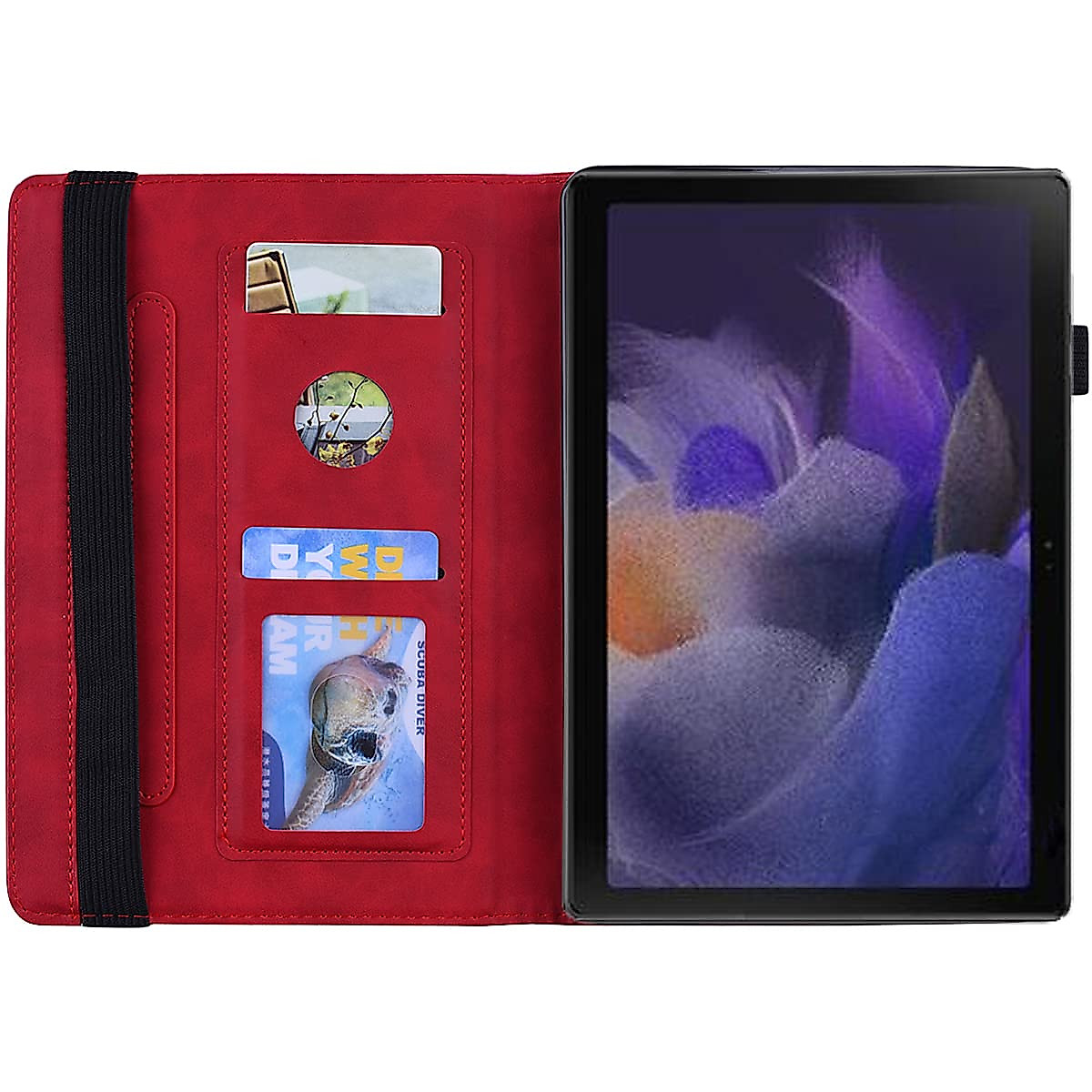 TIPOYOROO Case for Samsung Galaxy Tab A8 10.5 inch 2022 Case SM-X200/X205 Premium PU Leather Folio Stand Cover Flip Shell with Card