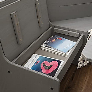 Linon Home Decor Products Grey Corner Dining Set by Linon Leyton Nook