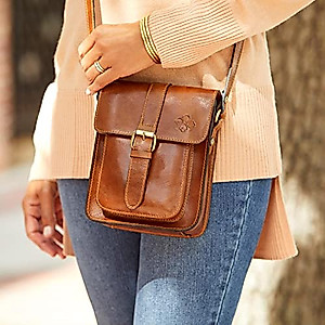 Patricia Nash Cascina Crossbody Bag - Blue Distressed