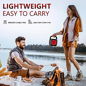 SinKeu Portable Power Bank with AC Outlet 110V/200W, 155Wh Power Station with Fast Wireless Charger, 7 Outputs Backup Lithium Battery for Outdoor Camping Home Emergency