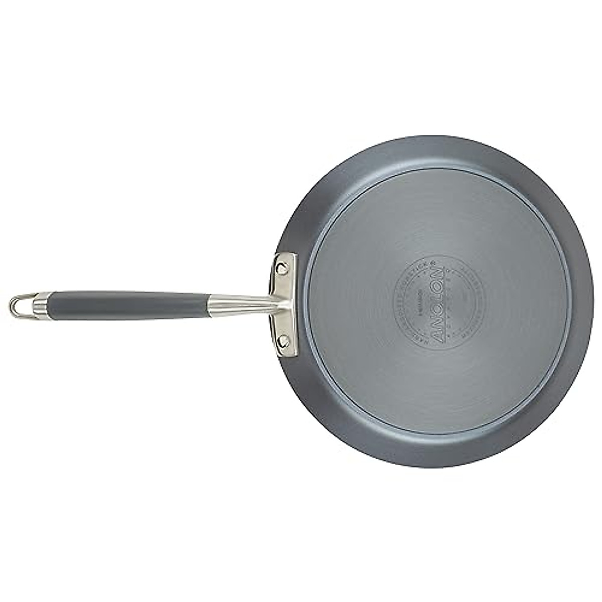 Anolon Advanced Home Hard Anodized Nonstick Crepe Pan, 9.5 Inch - Moonstone