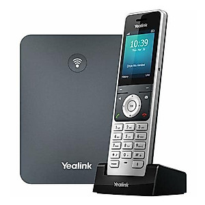 TWA Yealink Bundle of Professional IP DECT High-Performance Business Wireless Phone Bundle W76P - W56H and W70 Base with Microfiber Cloth