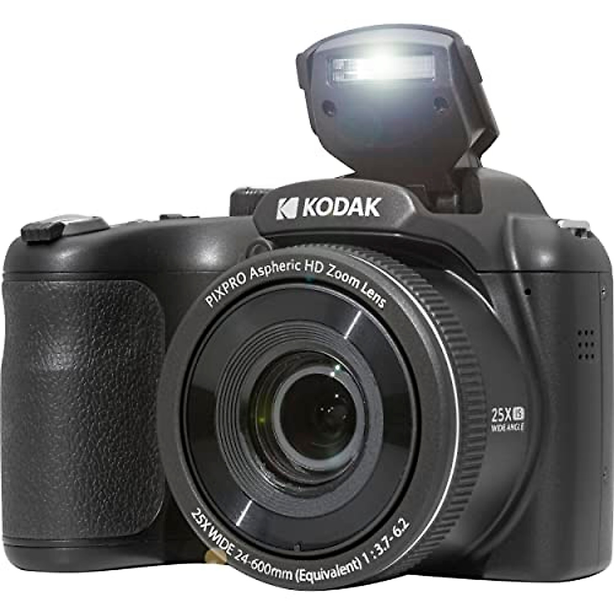 Kodak PIXPRO AZ255 Digital Camera (Black) + Point & Shoot Camera Case + 16GB Memory Card + USB Card Reader + Table Tripod + Accessories