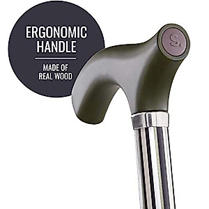 Switch Sticks Walking Cane for Men or Women, Foldable and Adjustable from 32-37 Inches, FSA and HSA Eligible, Huntington