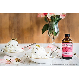 Nielsen-Massey Rose Water for Baking, Cooking and Drinks, 2 Ounce Bottle