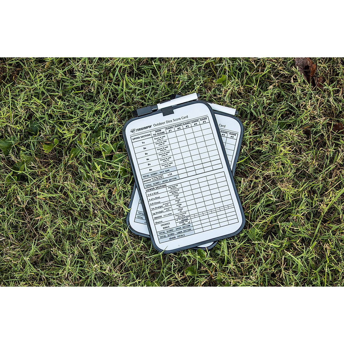 Triumph Sports 35-7335-2 Giant Wooden Lawn Dice Set, Brown, One Size