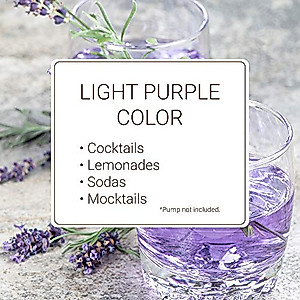 Monin - Lavender Syrup, Aromatic and Floral, Natural Flavors, Great for Cocktails, Lemonades, and Sodas, Non-GMO, Gluten-Free (750 ml)