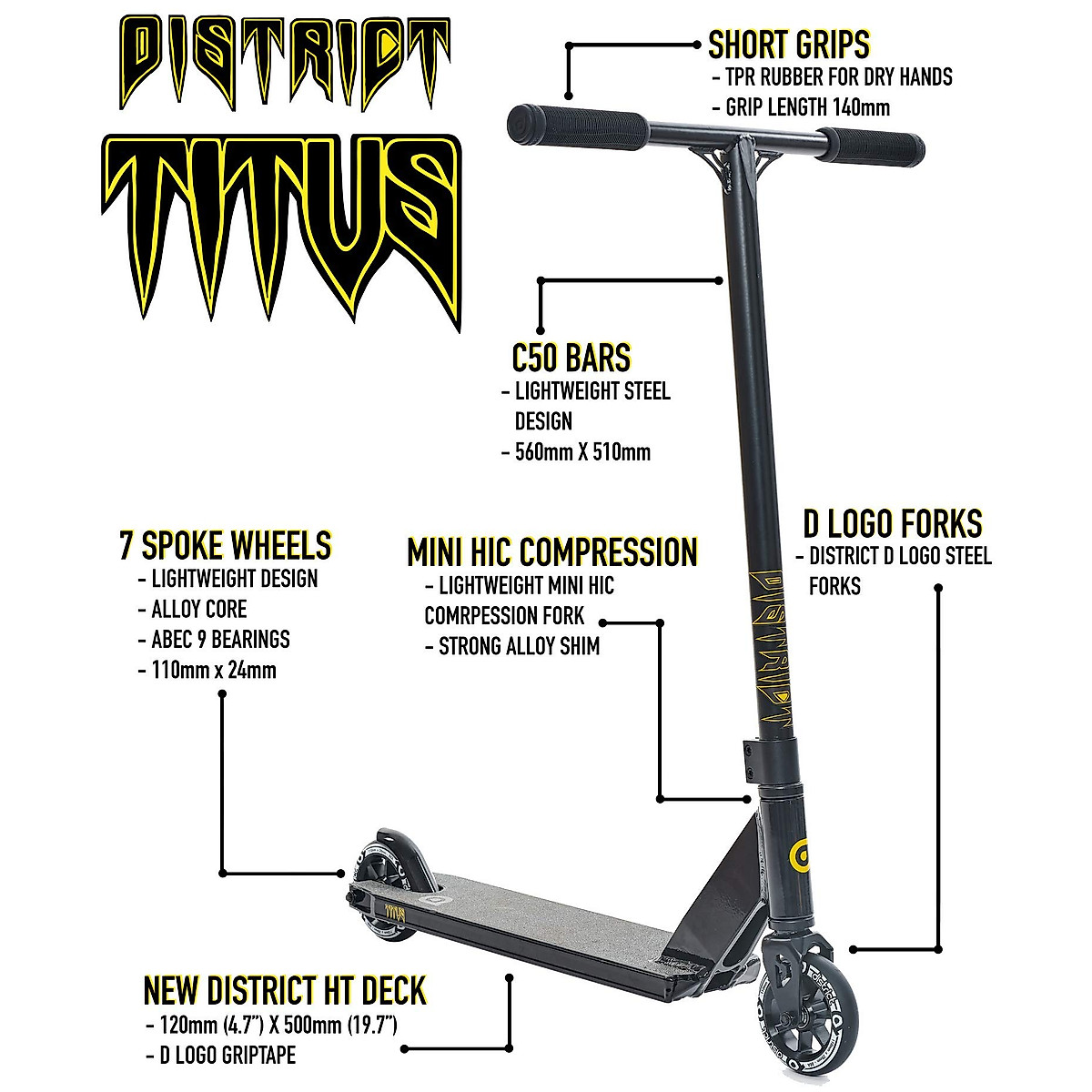 District Titus Complete Stunt Scooter