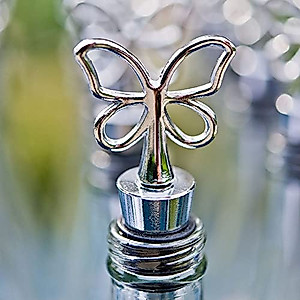 Weddingstar Butterfly Wine Stopper in Gift Packaging