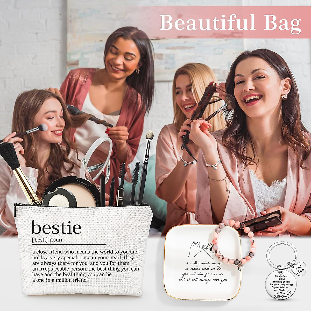 Looca Best Friend Birthday Gift Basket for Women - Unique Friendship Gifts for Bestie, BFF