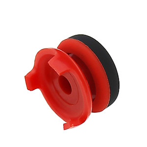 2pcs Division Thumb Grips Analog Sticks Extender Compatible with PS4 360 Controller Red