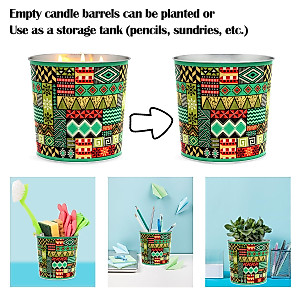 2 Packs Citronella Candle Outdoor Indoor, Large 3-Wick Bucket Candles for Summer, 20 Ounce Lemongrass Soy Wax Candles for Home Garden Patio Yard Balcony