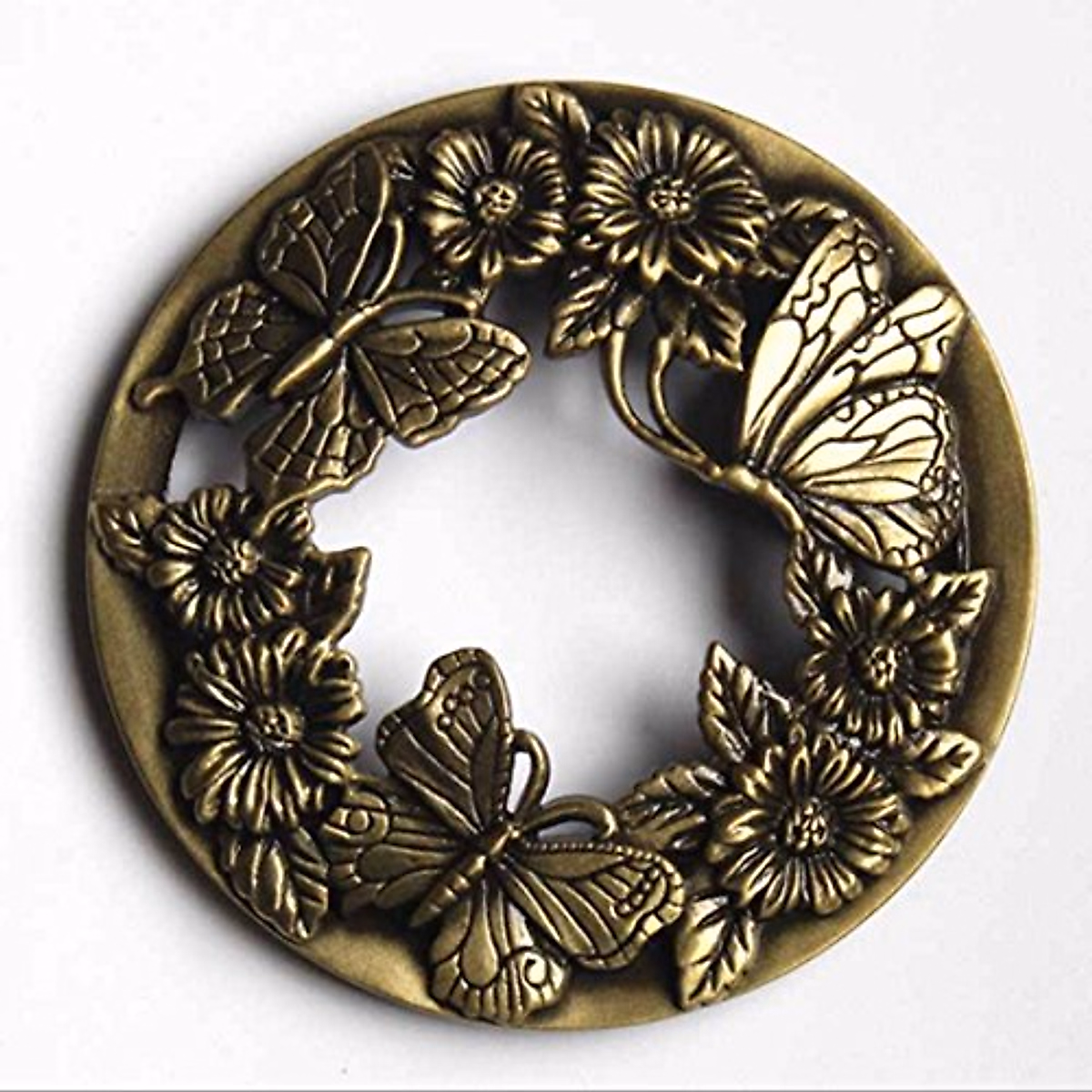 HOMEYU® Jar Candles Candle Cover Candle lid Jar Candle Topper Accessories Shades Sleeves for Jar Candles Flower Style