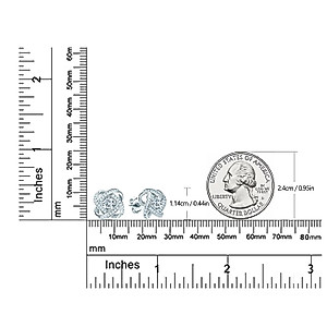 Moissanite Stud Earrings for Women Sterling Silver Moissanite Dianmond Piercing Earring Aretes para Mujer Love knot Hypoallergenic Anniversary Birthday Mothers Day Gifts for Her Women Mom Wife