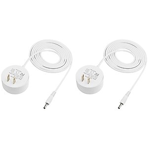 2-Pack - 6-Foot Power Adapter Compatible with Google Nest Mini, Nest Hub, Nest WiFi Router and Nest WiFi Point Power Cable