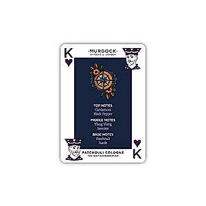 Murdock London Patchouli Cologne| Heady, Spicy, British Bohemian | Cardamom and Jasmine with Spicy Base Notes | Made in England | 3.4 oz