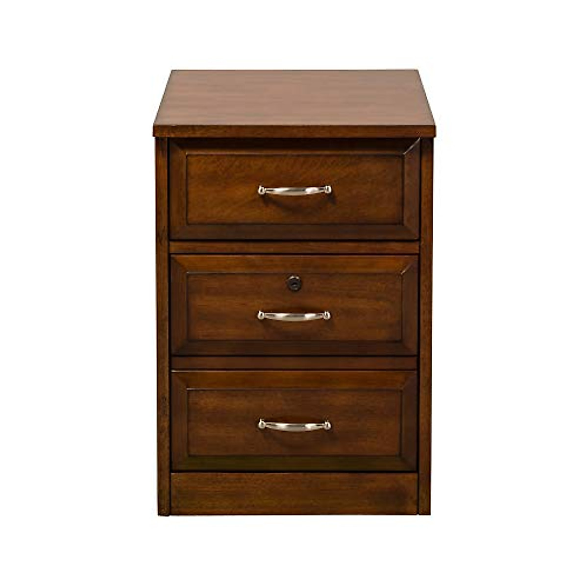 Liberty Furniture Industries Hampton Bay Mobile File Cabinet, W16 x D21 x H23, Cherry