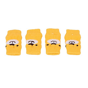 Tnfeeon Dog Leg Brace,4Pcs Dog Joint Brace Canine Leg Hock Wraps Elbow Protector Warm Knee Pads for Protecting Dog Legs Wounds Injuries Sprains from Arthritis