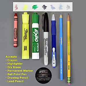 Labeling Tape - Clean Removable Console Tape | Adhesive Tape for Light Control Board, DJ Mixing Board, Audio Mixer, Arts and Crafts, Office Products, Ink Pens and Markers | Tons of Uses - 1"x20Yds