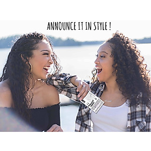 VNS Creations 5 Pregnancy Announcement Scratch Off Cards - Fun Ways to Announce Pregnancy - Baby Reveal Ideas for Grandparents - Fake Lottery Pregnancy Reveal to Husband, Wife, Kids, Family