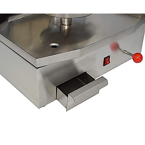 BNDHKR Shawarma Propane Gyro Machine Gas Kebab Doner Automatic Vertical Broiler with 3 Burners