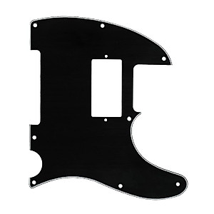 FLEOR 3Ply Black 8 Hole Tele Pickguard Guitar Humbucker Pick Guard HH with Screws Fit USA/Mexican Fender Standard Telecaster Part