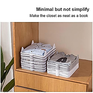 CDYD Closet Clothes Folding Board Organizer Shirt Folder Documents Divider T-Shirt Organization System Drawer Organizer (Color : D)