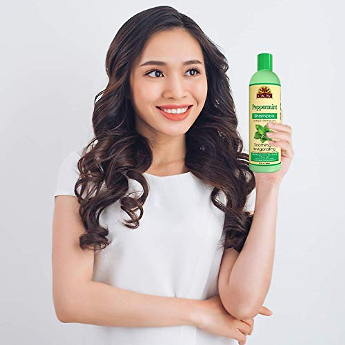 OKAY PEPPERMINT Soothing and Invigorating SHAMPOO 12oz / 355ml