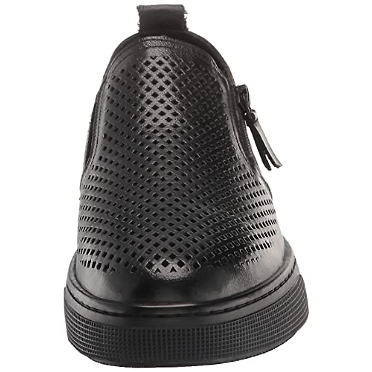 Propét Womens Kate Sneaker, Black, 8 Wide US