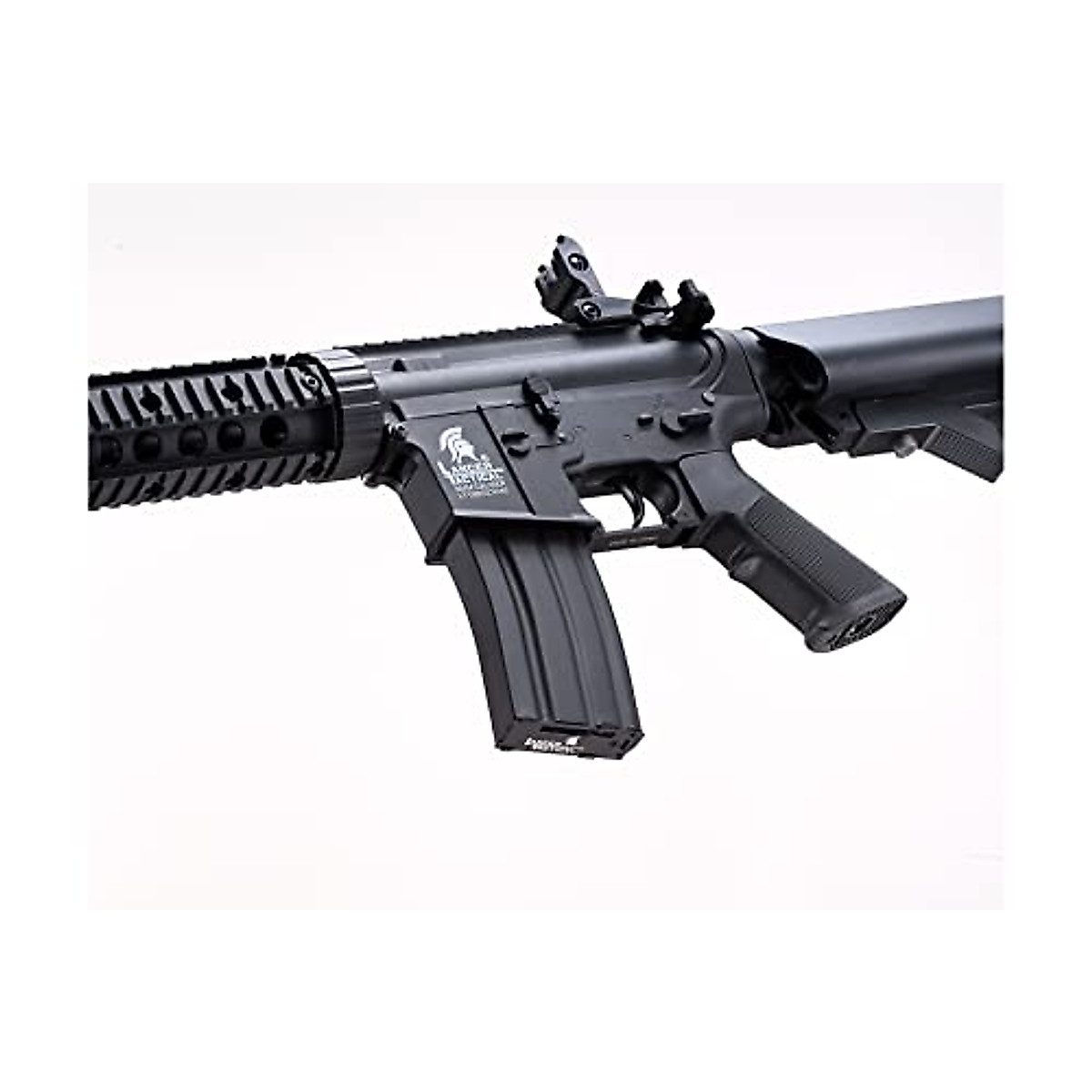 Lancer Tactical Gen 2 Airsoft Rifle SD M4 GEN 2 Polymer- Electric Full/Semi-Auto Airsoft AEG Rifle with 0.20g BBS, Charger and Battery (Black High FPS)