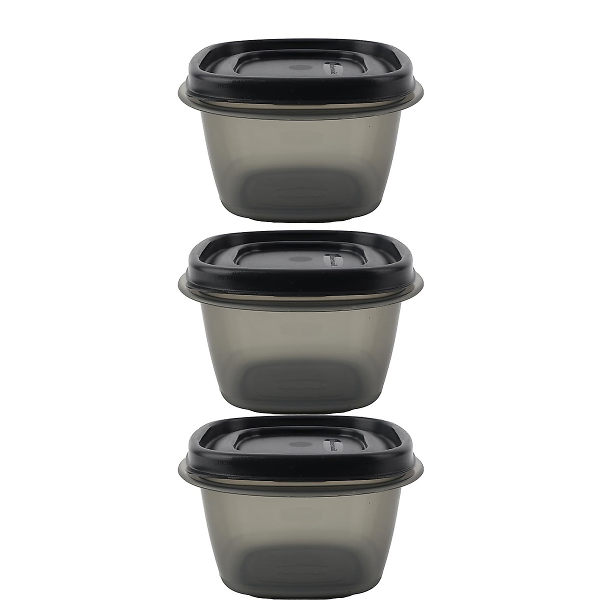 Utensilux Bundle Rubber Maid Silver Food Storage Containers 7 Cup Food Storage Containers 3 Sets, Grey Easy Find Lids, 3 Containers, 3 Lids Chalk Pen and Labels