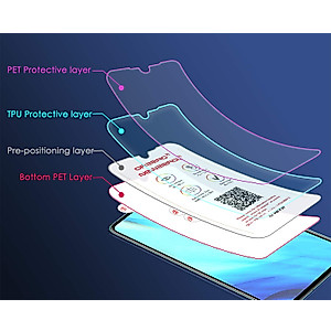 Orzero (3 Pack) Compatible for Huawei P30 Soft TPU Screen Protector, HD Premium Quality Edge to Edge Full Coverage Screen Protector High Definition Anti-Scratch Bubble-Free (Lifetime Replacement)