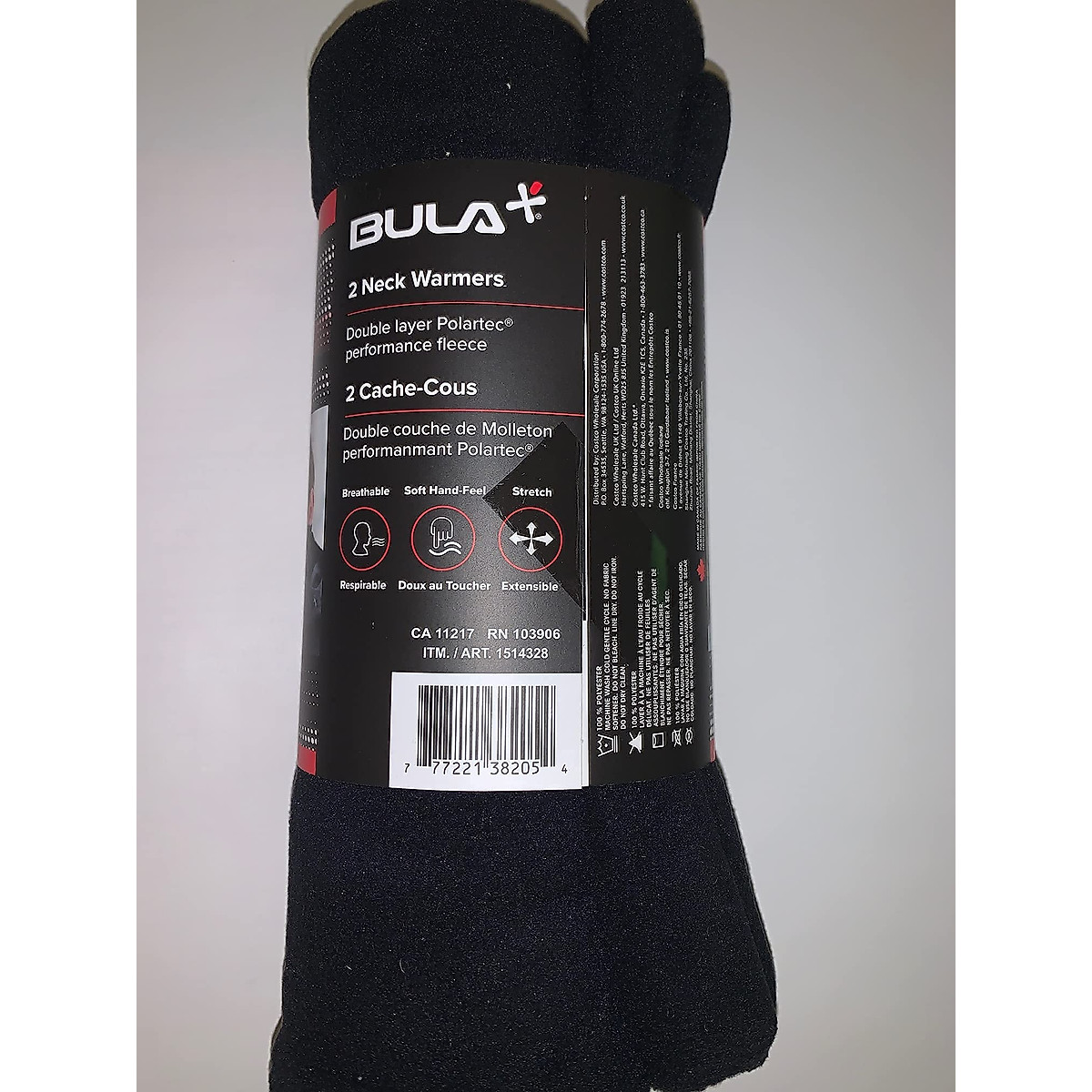 Bula Neck Warmer - Pack of 2 BlackQ