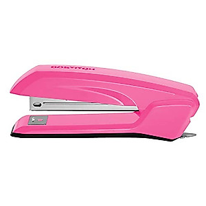 Bostitch Office Ascend 3 in 1 Stapler Integrated Remover & Staple Storage, 420 Staples Included, 20 Sheet Capacity, Lightweight, Pink