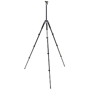 SLIK Sprint PRO III Travel Tripod w/SBH-100 Ball Head for Mirrorless/DSLR Sony Nikon Canon Fuji Cameras and More - Gun Metal Finish (611-892)