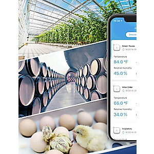 Govee WiFi Hygrometer Thermometer H5179 Bundle with Govee WiFi Digital Hygrometer Thermometer H5103 for Indoor Home Bedroom