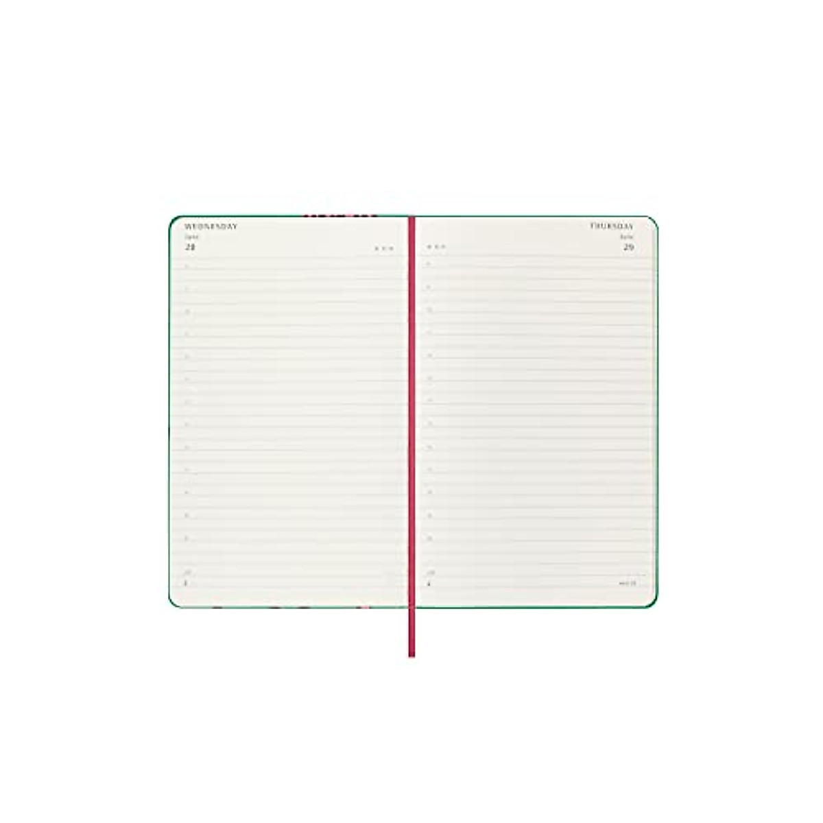 Moleskine Limited Edition Frida Kahlo 12 Month 2023 Daily Planner, Hard Cover, Large (5" x 8.25"), Green