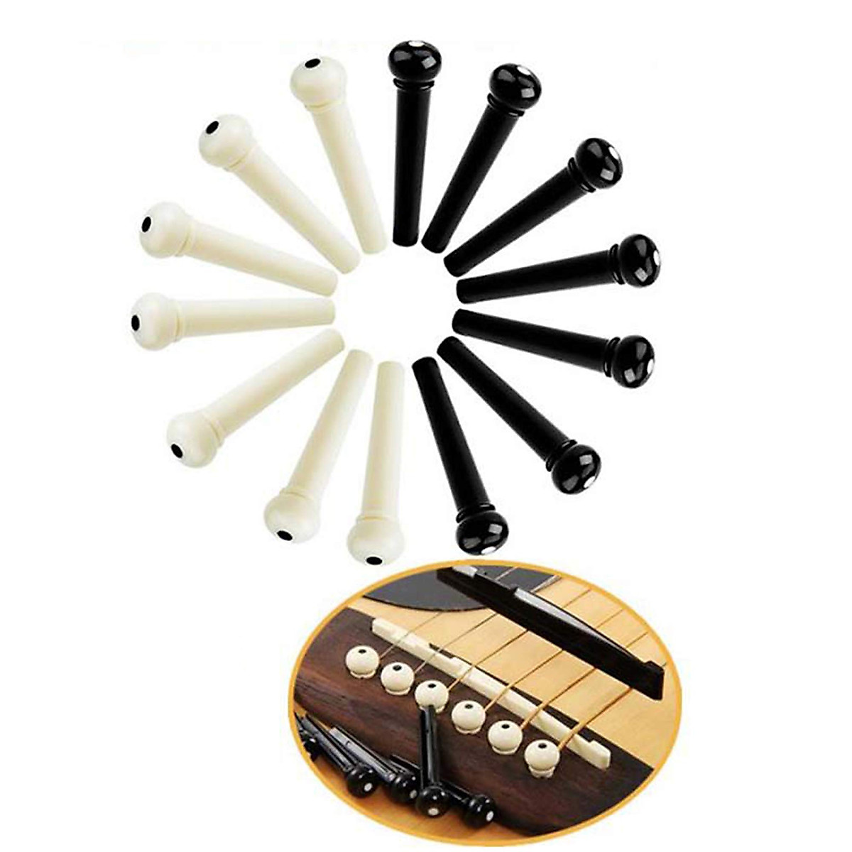RIMLUFE acoustic guitar strings acoustic set music accessories replacement kit winder cutter finger picks holder variety pack starter tuning pegs tool repair kit parts for beginners capo 6 string set