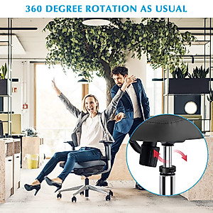 Minewill Fix Sinking Office Chair-Chair Saver Kit (Stainless Steel Shaft,Wrench and nut)，Office Chair Gas Lift Cylinder Holder,Saver for Stop Sinking Without Cylinder Replacement, No Tools Required