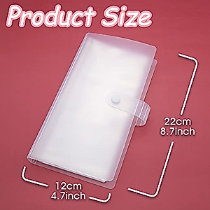 Transparent Jewelry Storage Book, Portable Anti Oxidation Jewelry Storage Book Organizer with Multiple Pockets for Necklaces, Rings, Ear Studs, Earrings (84 Grids & 84 Thicken PVC Zipper Bags)