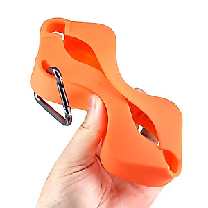 XBERSTAR Silicone Cover Sleeve for Bose SoundLink Micro Speaker Soft Silicone Protective Cover Case (Orange)