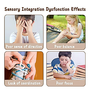 GAKINUNE Autism Sensory Spinning Swivel Chair for Autistic Kids Movement Chairs for Kids Items for Sensory Room Improve Balance & Motion Sickness Relief