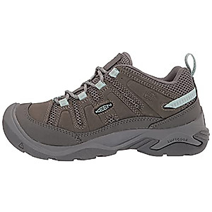 KEEN Women's Circadia Vent Low Height Breathable Hiking Shoes, Steel Grey/Cloud Blue, 8.5