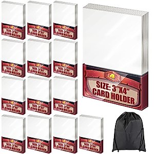 1200 Pieces Clear Inner Sleeves Soft Penny Card Sleeves Fit for Standard Cards Playing Card Sleeves for Trading Protective Cards for Boys Girls Business Sports (2.71 x 3.84 inch)