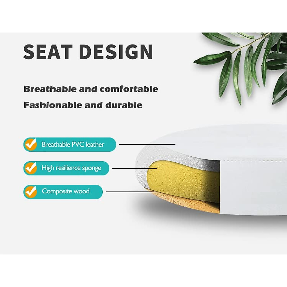 TATARTIST Tattoo Stool Massage Saddle Chair Adjustable Hydraulic 360° Rotating Medical Spa Beauty Salon Stools Bar Boss Office Artist Workbench Chairs with Rolling Wheels Backrest (Black)