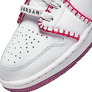 Jordan Youth 1 Low DM9037 100 White Light Bordeuax - Size 4.5Y