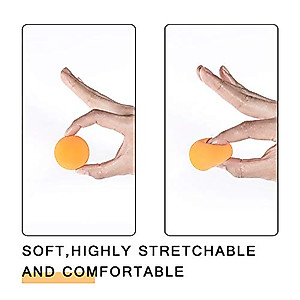 Y.J TAILS Horse Ear Plugs, Equine earplugs, Foam Ball, Block Noise, Soft and Comfortable, Reusable (Orange - 2pcs)
